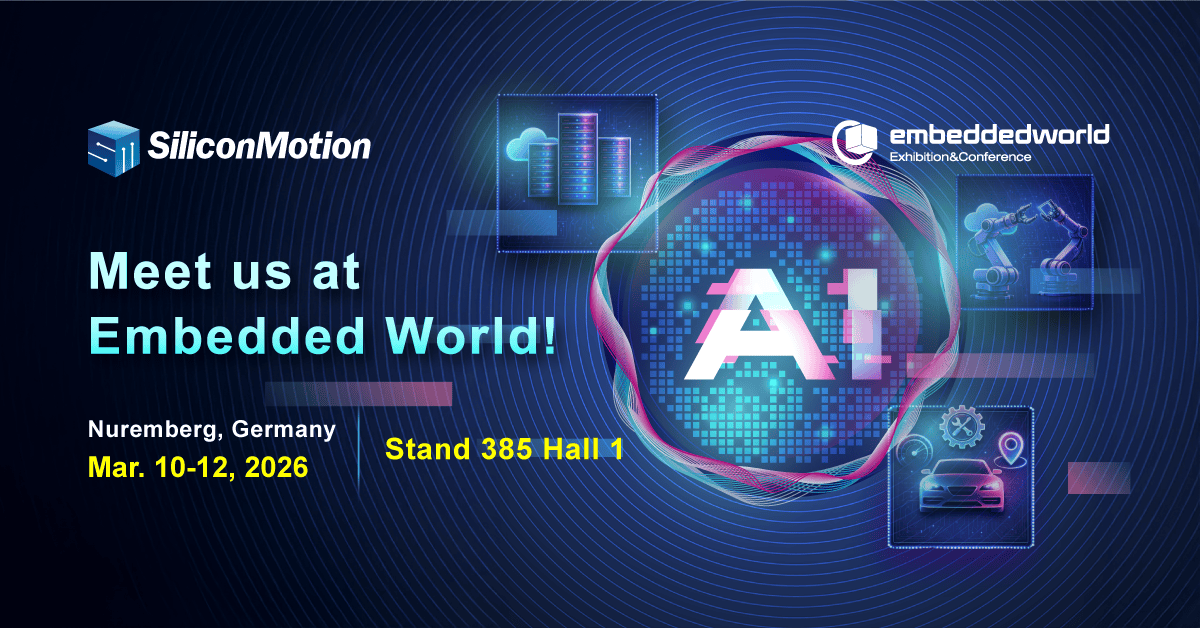 Silicon Motion at Embedded World 2026